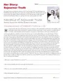 African American History Month Activities | Sojourner Truth