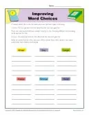 Word Choice Worksheets