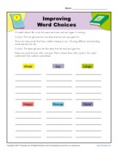 Word Choice Worksheets