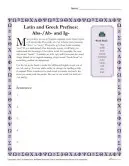 Greek and Latin Prefixes: Abs-/Ab- and Ig- | Printable Worksheets