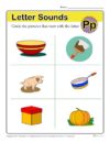 Letter Sounds: P | Preschool Letter Worksheet