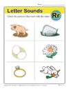 Letter Sounds: R | Preschool Letter Worksheet