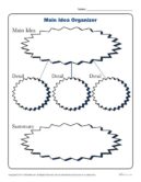 Main Idea Graphic Organizer | Main Ideas and Supporting Details