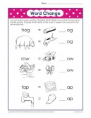 Letter Substitution Worksheet | Phonics Worksheets