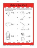Word Match Worksheet | Phonics Worksheets