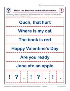 Ending Punctuation Worksheets