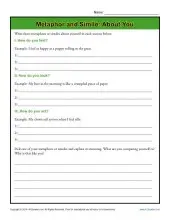 Figurative Language - Worksheets & Resources | K12Reader