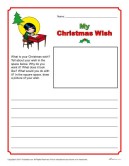 Christmas Writing Prompt | My Christmas Wish