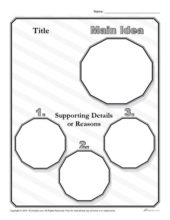 Main Idea Graphic Organizer | Main Ideas and Supporting Details