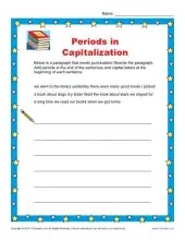 Capitalization Worksheets | Printable Punctuation Activities