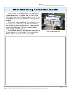 Abraham Lincoln's Birthday | Write a Memorial
