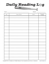 Reading Logs Archives - Reading Worksheets, Spelling, Grammar ...