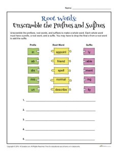 Root Words Archives - Reading Worksheets, Spelling, Grammar ...