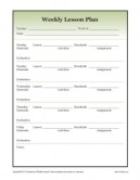 Weekly Detailed Lesson Plan Template - Secondary