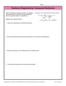 Diagramming Sentences Worksheets | Grammar Practice