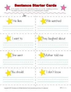 Writing Worksheets | Free Printable Activities
