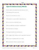 Which one of the following sentences contains an unnecessary word?