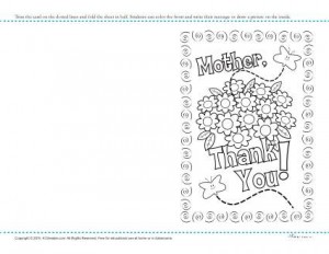 Mother's Day Printable Thank You Card