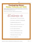 Printable Thanksgiving Worksheets