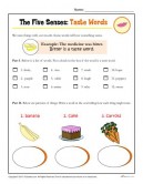 The Five Senses Worksheets | Printable ELA Activities