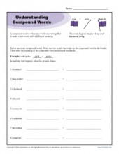 Printable compound Words Worksheets | Open, Closed, Hyphenated
