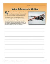 Using Inference in Writing | Worksheets for High School