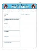 Using Story Elements: Plan a Story | Worksheet Activity