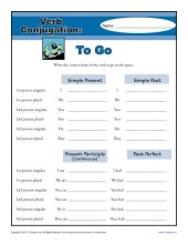 To Go | Verb Conjugation Worksheets