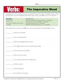 Mood Worksheets | Indicative, imperative, interrogative, conditional ...