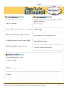Figurative Language - Worksheets & Resources | K12Reader