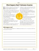 Halloween Surprise | Printable Reading Comprehension Activity