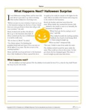 Halloween Surprise | Printable Reading Comprehension Activity