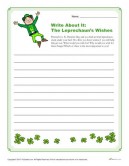 St. Patrick's Day Writing Prompt | The Leprechaun’s Wishes