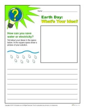 Earth Day Writing Prompt | What's Your Idea for Conservation?